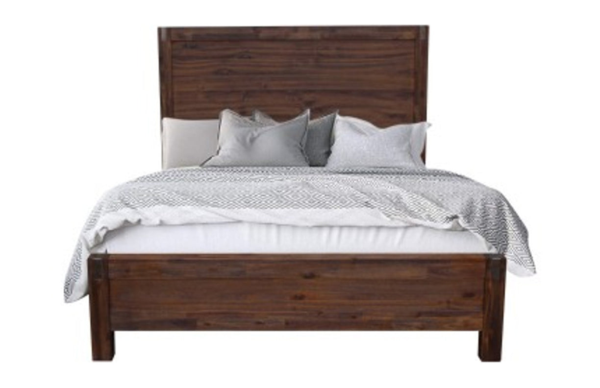 KING NOWRA ACACIA BED FRAME - CHOCOLATE – Aussie Made Furniture